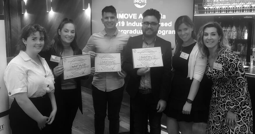 iMOVE 2019 Undergraduate Student Industry Program awards